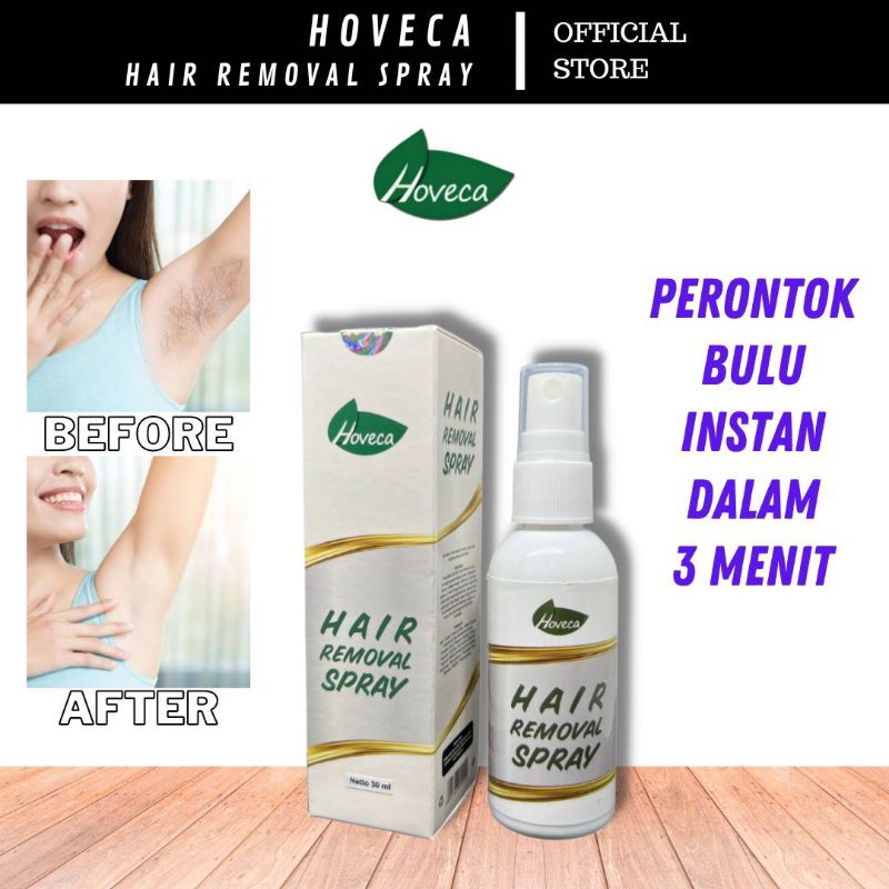 Jual Perontok Bulu Permanen Hoveca Hair Removal Spray, Perontok Bulu ...