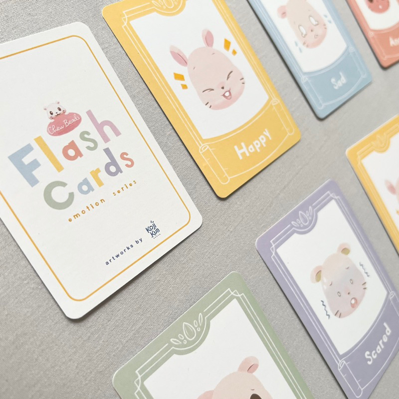 Jual Chew Beads - Flash Cards Emotion Series | Mainan Kartu Edukasi ...