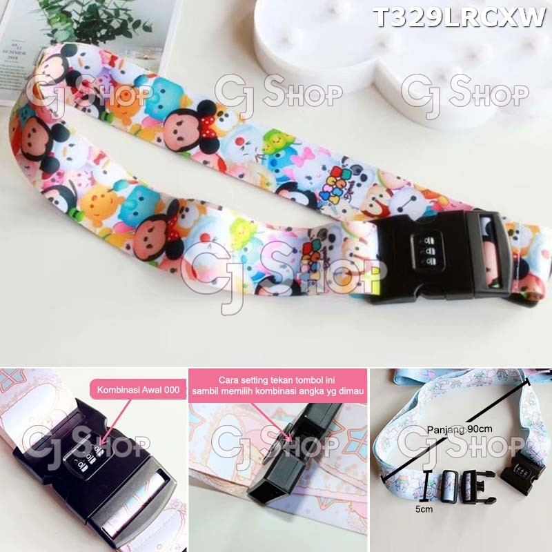 Jual Tali koper luggage belt dgn kunci kombinasi disney tsumtsum dumbo ...