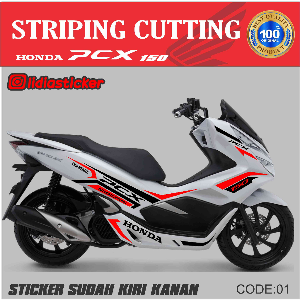 Jual STRIPING PCX 150 STIKER PCX TERBARU 01 | Shopee Indonesia
