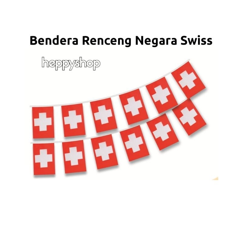 Jual Bendera Renceng Negara Swiss | Shopee Indonesia