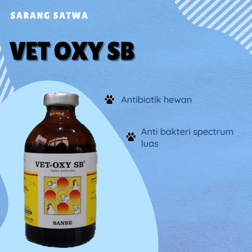 Jual VET OXY SB OBAT ANTIBIOTIK HEWAN SANBE SAPI KAMBING DOMBA KUDA ...