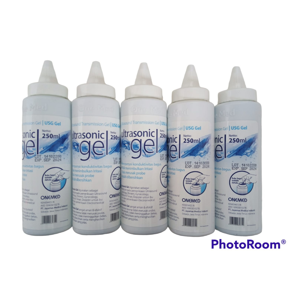 Jual Ultrasonic Gel Onemed 250ml Ultrasound Gel USG Gel Doppler ...