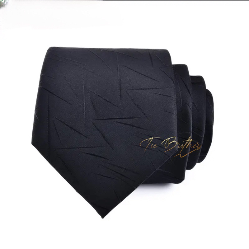 Jual dasi panjang long tie hitam black CMB motif pria dewasa pesta ...