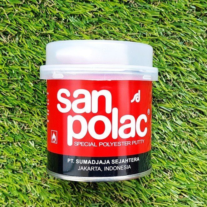 Jual DEMPUL SANPOLAC 250 GRAM/dempul plastik sanpolac 1/4/Dempul ...