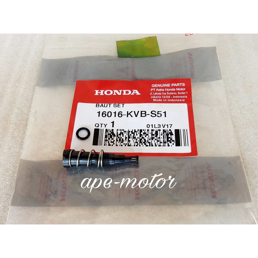 Jual Baut Setelan Angin Injeksi Langsam Beat Fi Ori AHM Original Honda ...