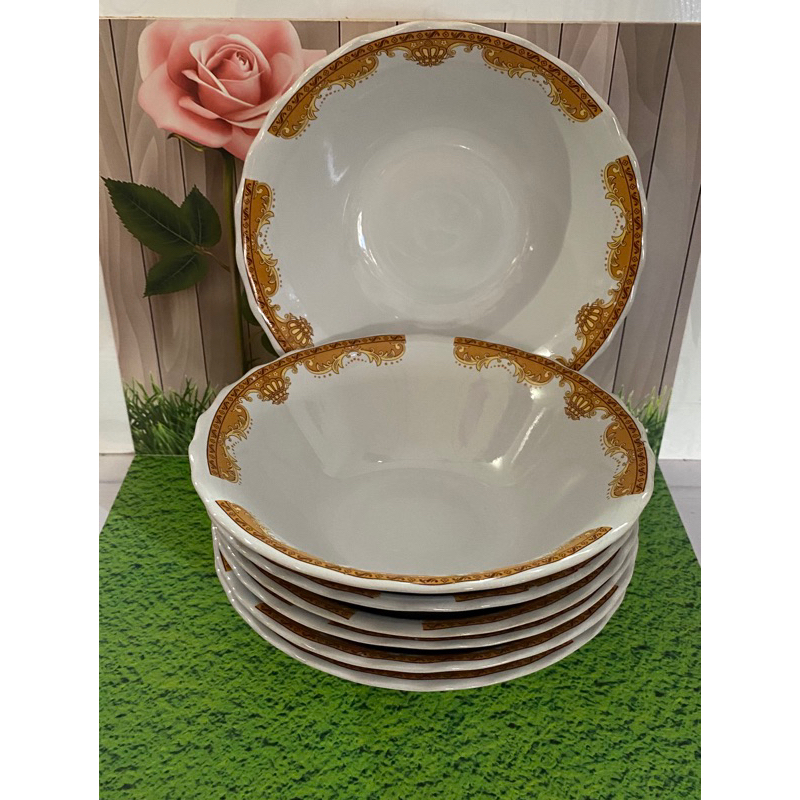 Jual 3pcs mangkok mahkota lilia / mangkuk baso mahkota / crown bowl ...