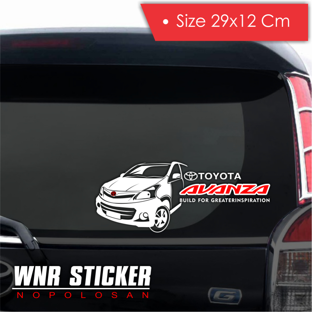 Jual Stiker Cutting Toyota Avanza limited Desain | Shopee Indonesia