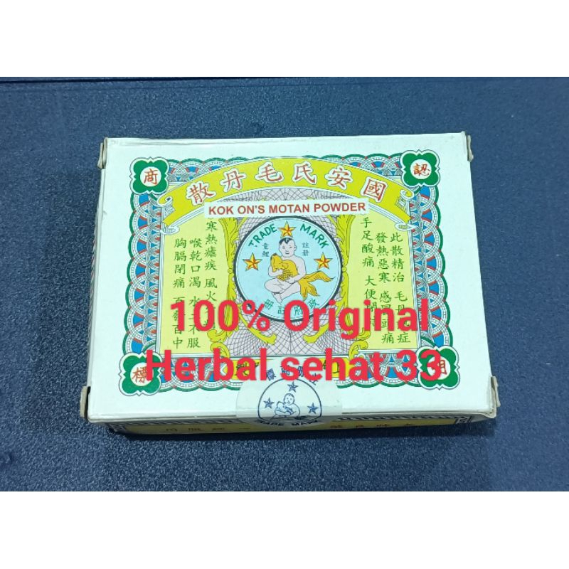 Jual motan san motan powder obat meriang dan demam original 100% ...