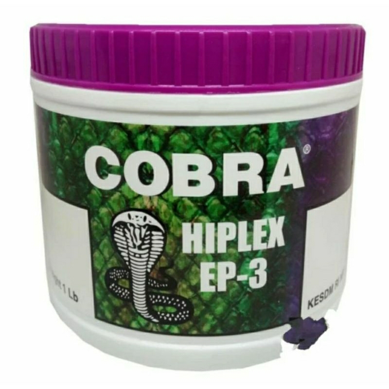 Jual COBRA HIPLEX EP3 Grease / Gemuk Bearing Lithium Complex Hi-Temp (0 ...