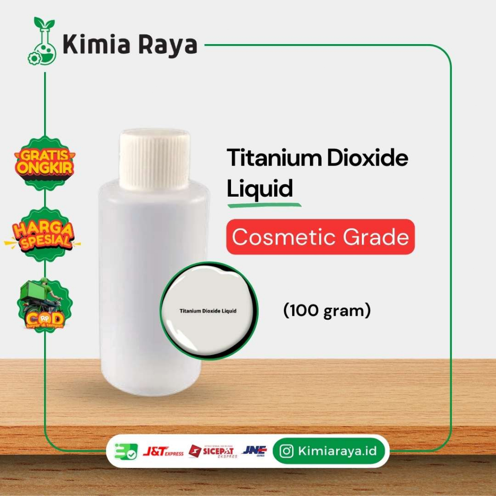 Jual Titanium Dioxide Liquid Cosmetic Grade (100ml) | Shopee Indonesia