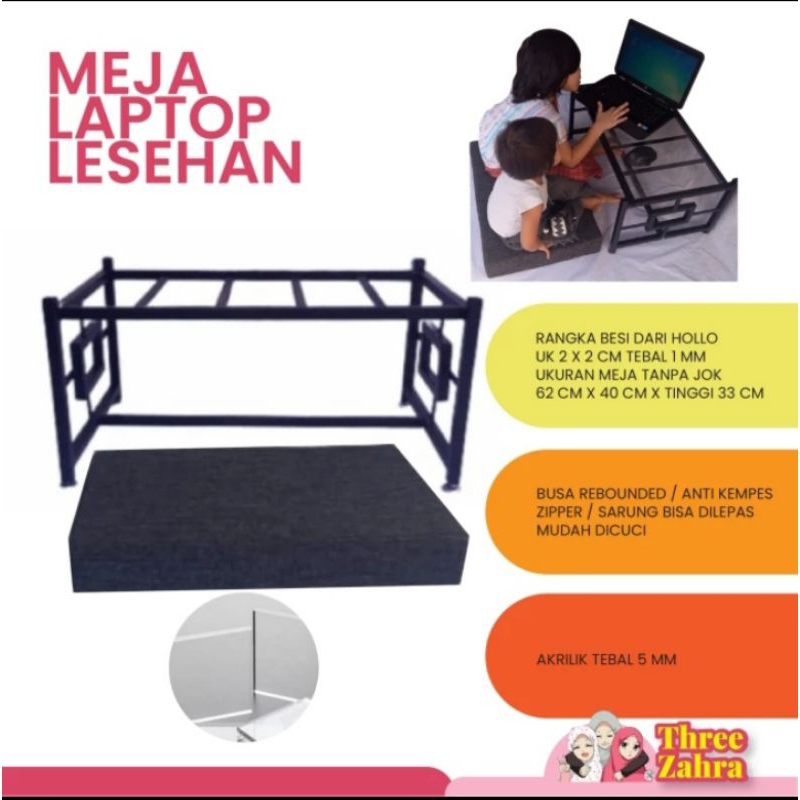 Jual Meja Komputer / meja rangka besi / minimalis / lunar / rak ...