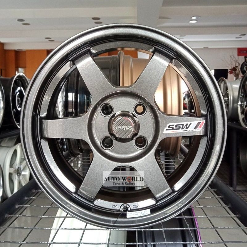 Jual Velg Original SSW S205 Ring 15 PCD 4x100 - Dark Gunmetal | Shopee Indonesia