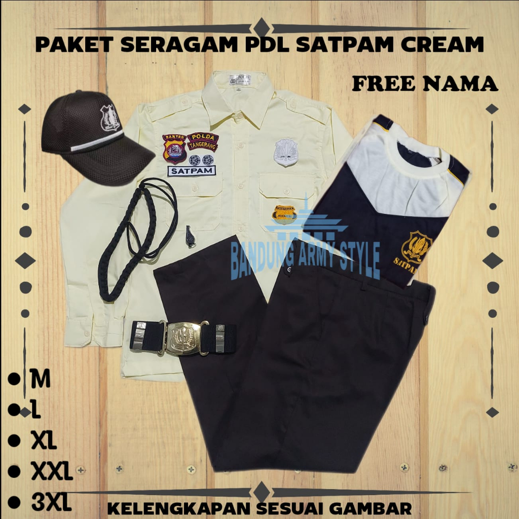 Jual SERAGAM PDL SECURITY SATPAM BARU TERBARU TERMURAH PDH PSH KEAMANAN ...