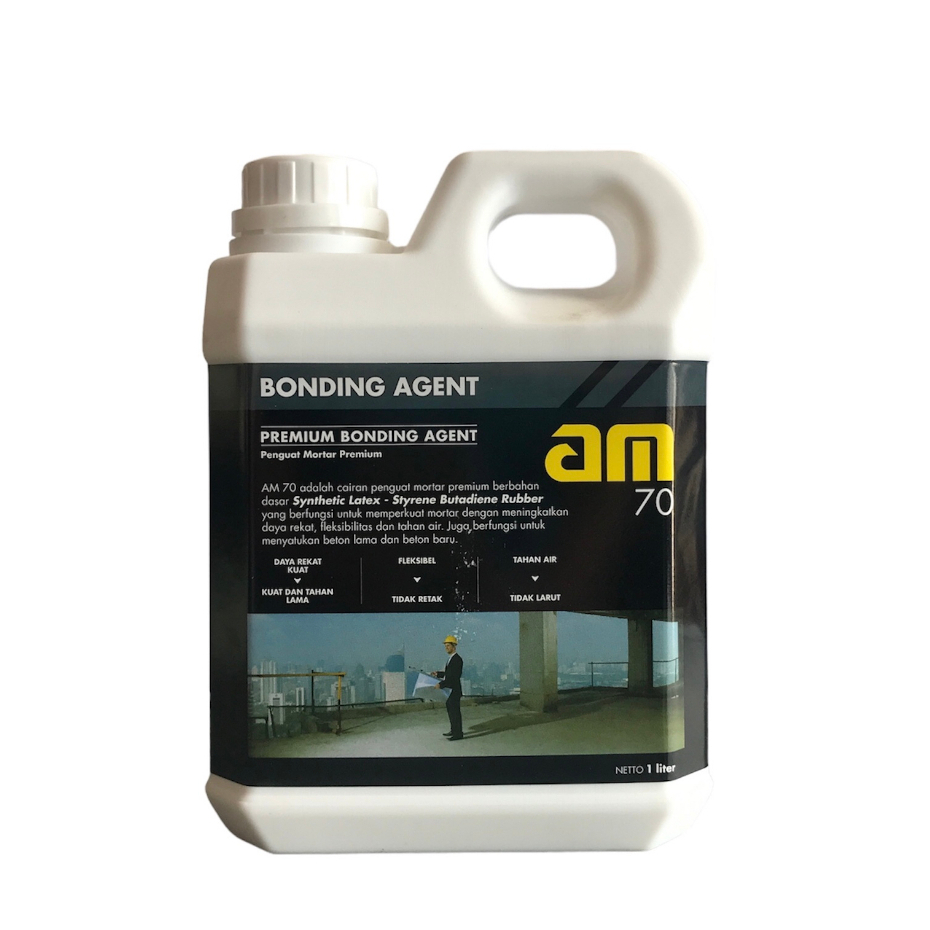 Jual AM 70 Perekat Beton Area Terendam - Lem Mortar Premium 1 liter ...