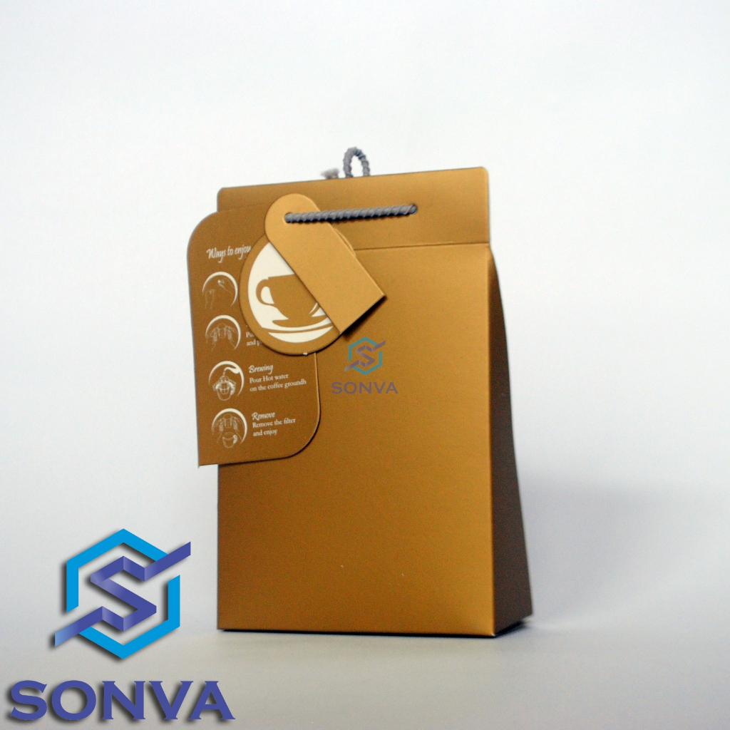 Jual KEMASAN BOX SEGITIGA FREE HANGTAG | BOX DRIP COFFEE SEGITIGA | BOX ...