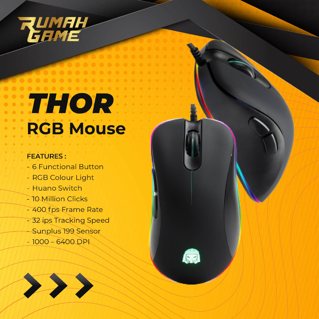 Jual Mouse Gaming Digital Alliance Thor RGB - DA Thor Gaming Mouse Rgb ...