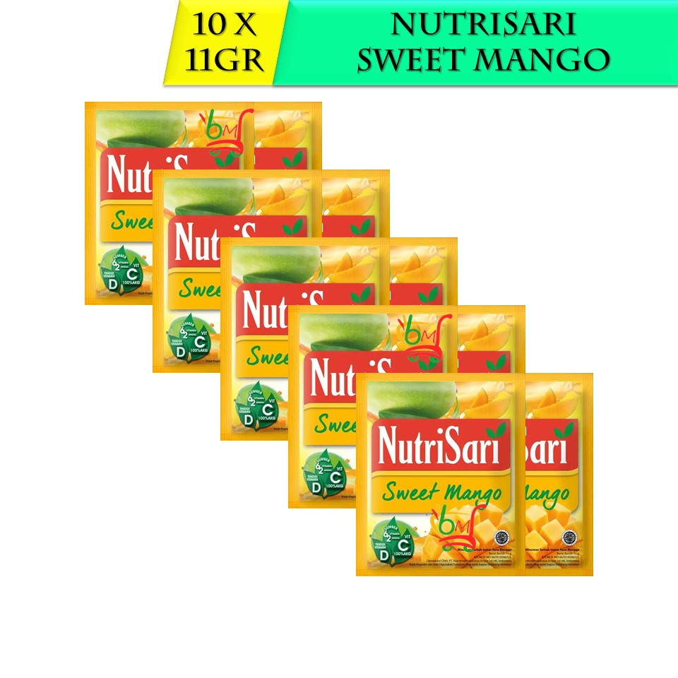 Jual NutriSari Sweet Mango Minuman Serbuk Rasa Mangga Segar Nikmat ...
