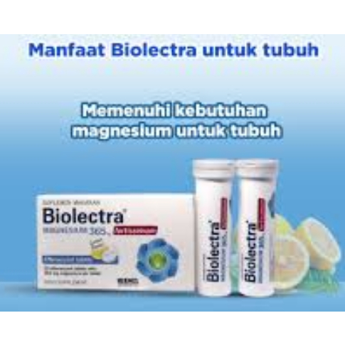 Jual BIOLECTRA EFFERVESCENT 365 MG @20"S | Shopee Indonesia