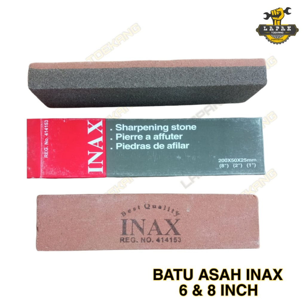 Jual Batu Asah INAX 6" 8" inch / Batu Gosok Pengasah Pisau | Shopee ...