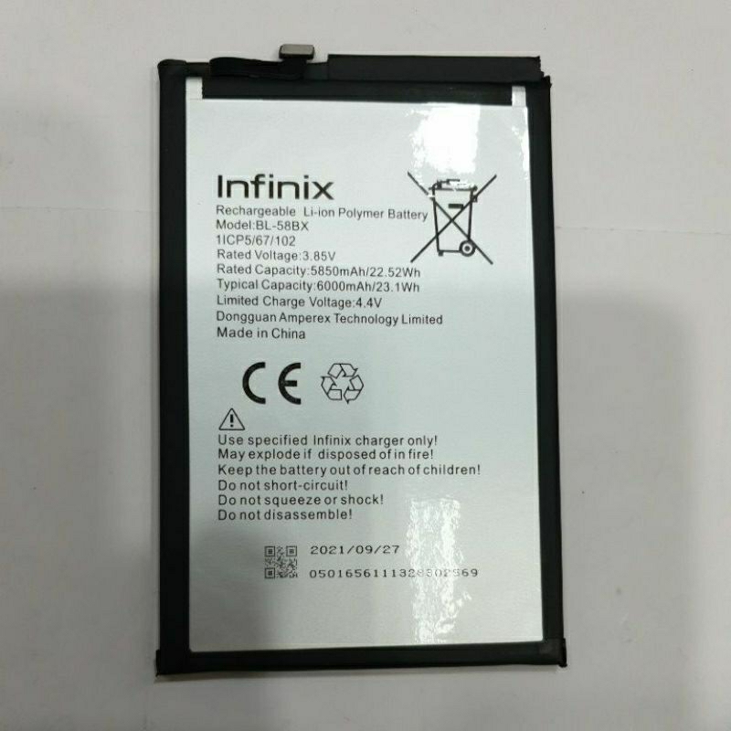 Jual Battery Infinix BL-58BX Hot 9 Play | Shopee Indonesia