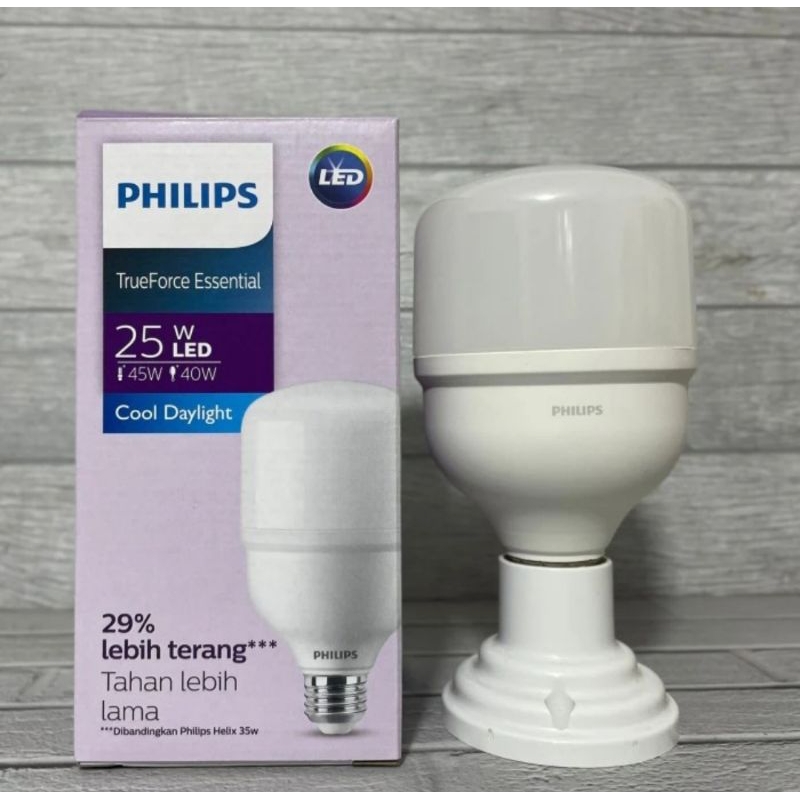 Jual PHILIPS LAMPU LED TRUEFORCE TFORCE ESSENTIAL 22W 25W 25 WATT PUTIH GARANSI & HARGA GROSIR ...