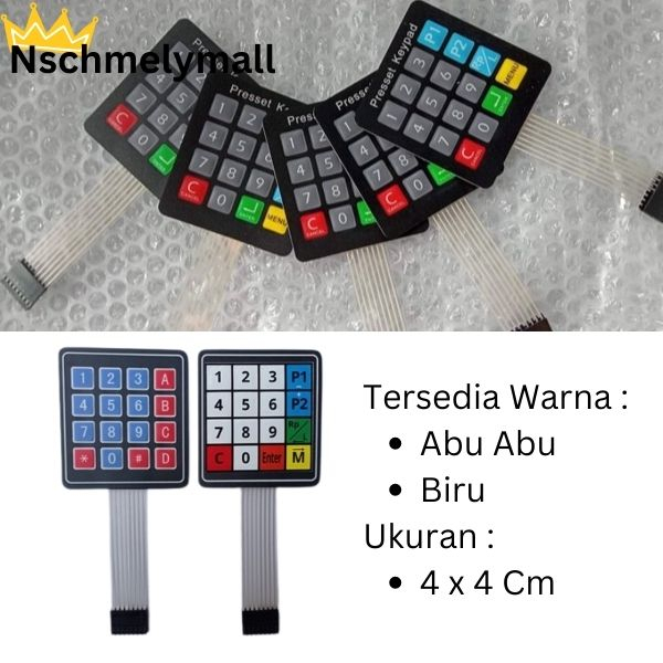 Jual (NSC) Tombol Keypad Pom Mini Pertamini Keypad Standar Dan Laminasi ...