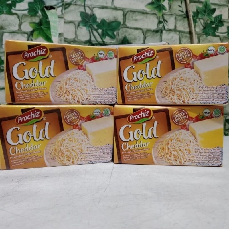 Jual Keju Cheddar Prochiz Gold 160gr | Shopee Indonesia