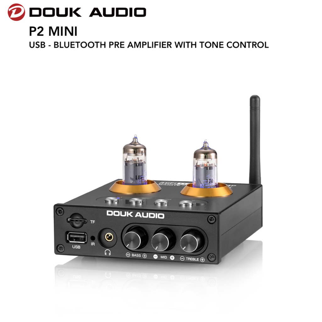 Jual DoukAudio P2 Mini USB Bluetooth pre amplifier with tone control ...