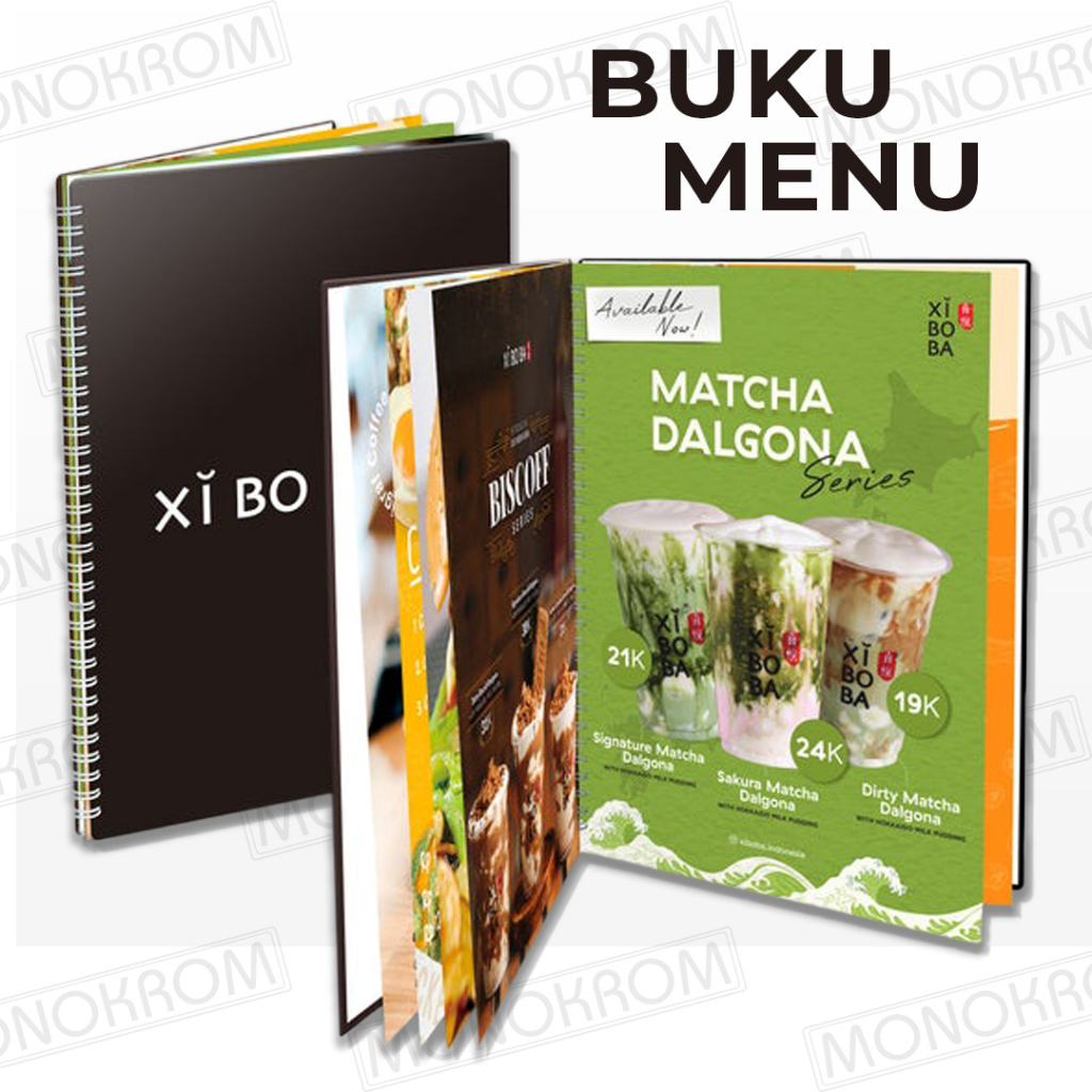 Jual Cetak Buku Menu Custom | Buku A4 Jilid Spiral | Buku Daftar Harga ...