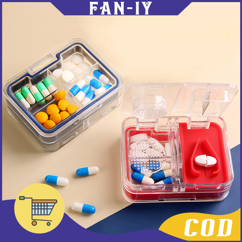 Jual Portabel Tempat Obat Kecil 3In1 Jepang Alat Gerus Obat Alat ...