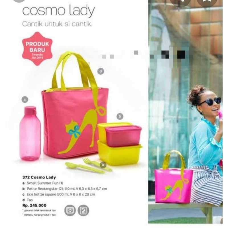 Jual cosmo lady set Tupperware | Shopee Indonesia