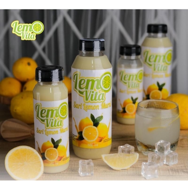 Jual BPOM Halal Lemovita Sari Jus Lemon Murni 100% 250 Ml/BPOM Fresh ...