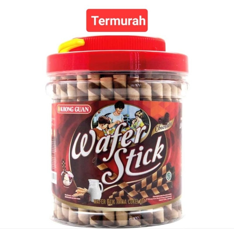 Jual Khong Guan Wafer Stick Cokelat 500 gr Kue Lebaran Hantaran Parcel ...