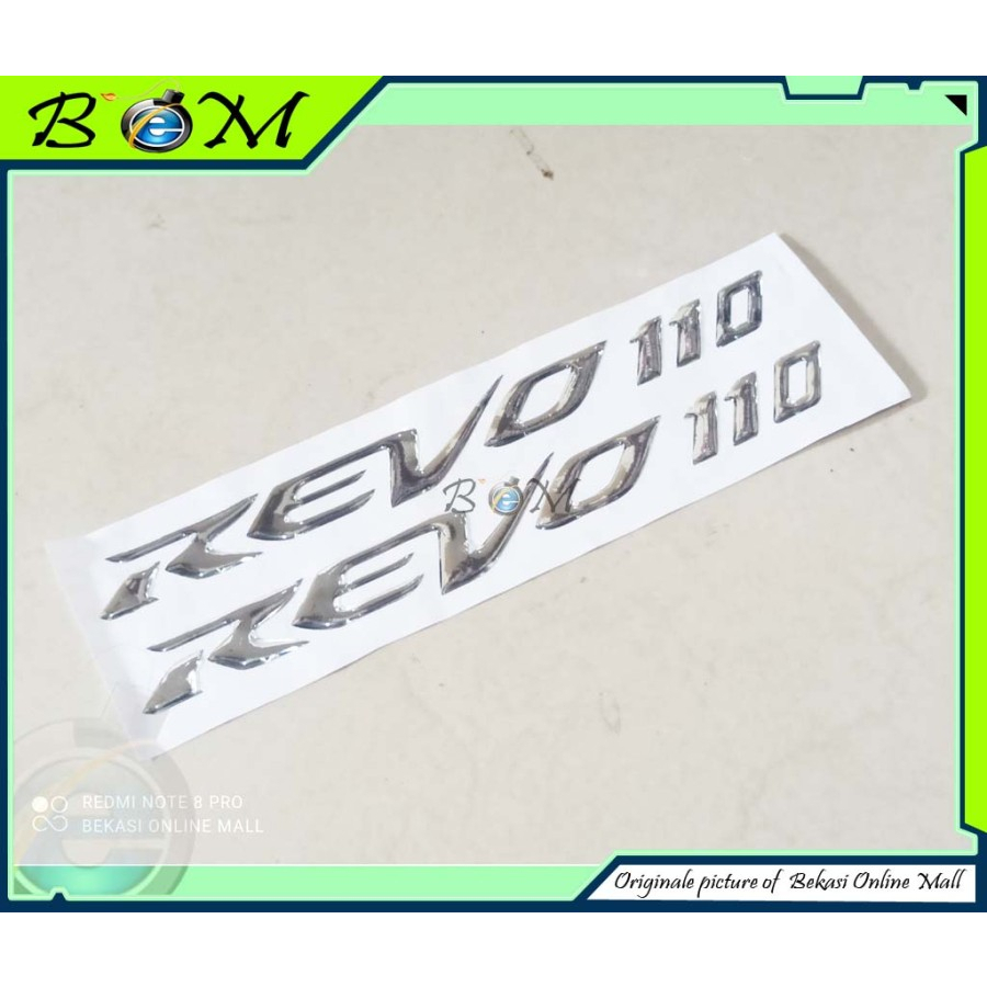 Jual emblem logo resin honda revo 110 timbul krum chrome | Shopee Indonesia