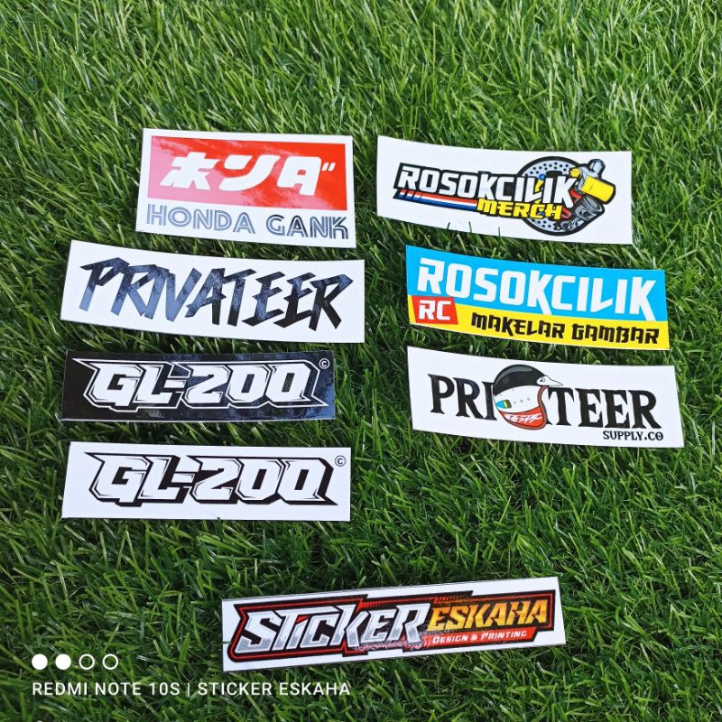 Jual Sticker Honda Gank, GL 200, Privateer, dan Rosok Cilik | Shopee ...