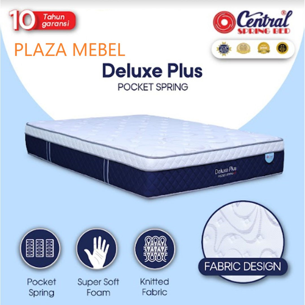 Jual Kasur Springbed Central Deluxe Plus Pocket Spring ( Matras ONLY ...