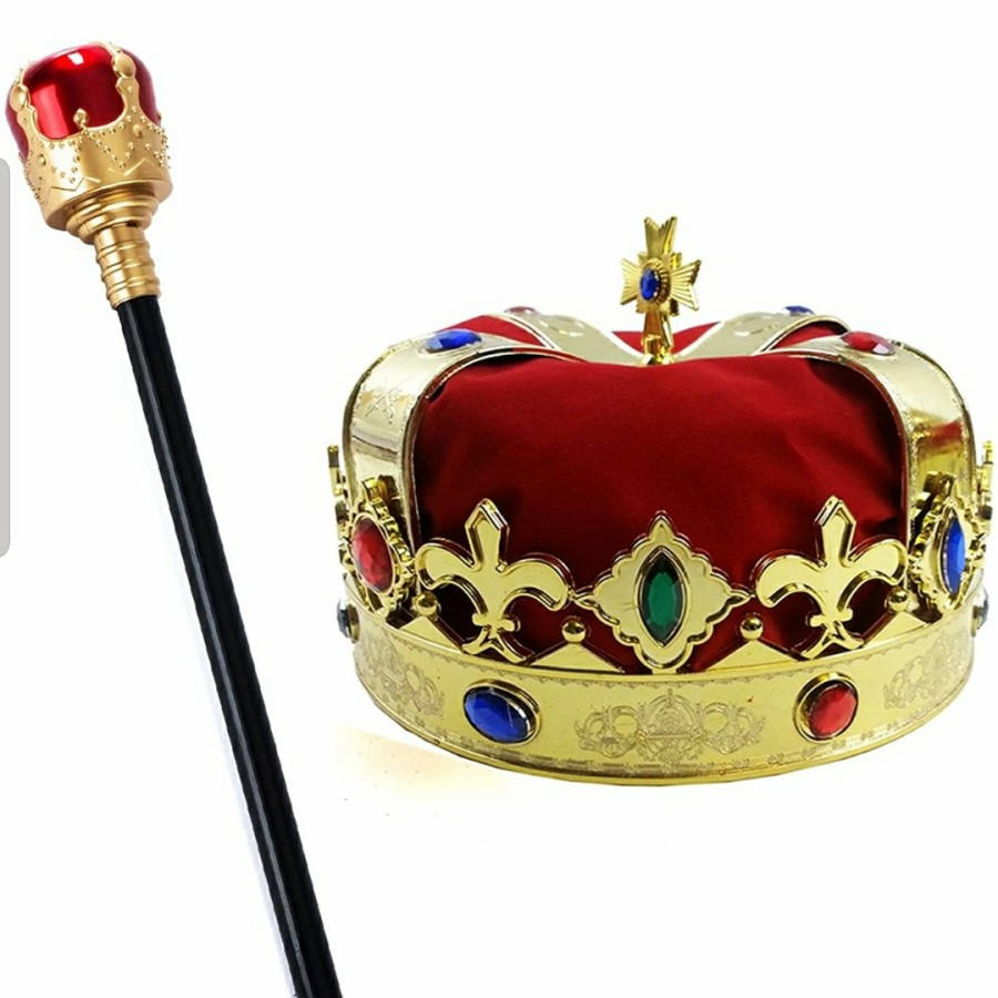 Jual kings Crown mahkota raja kostum halloween 4 | Shopee Indonesia