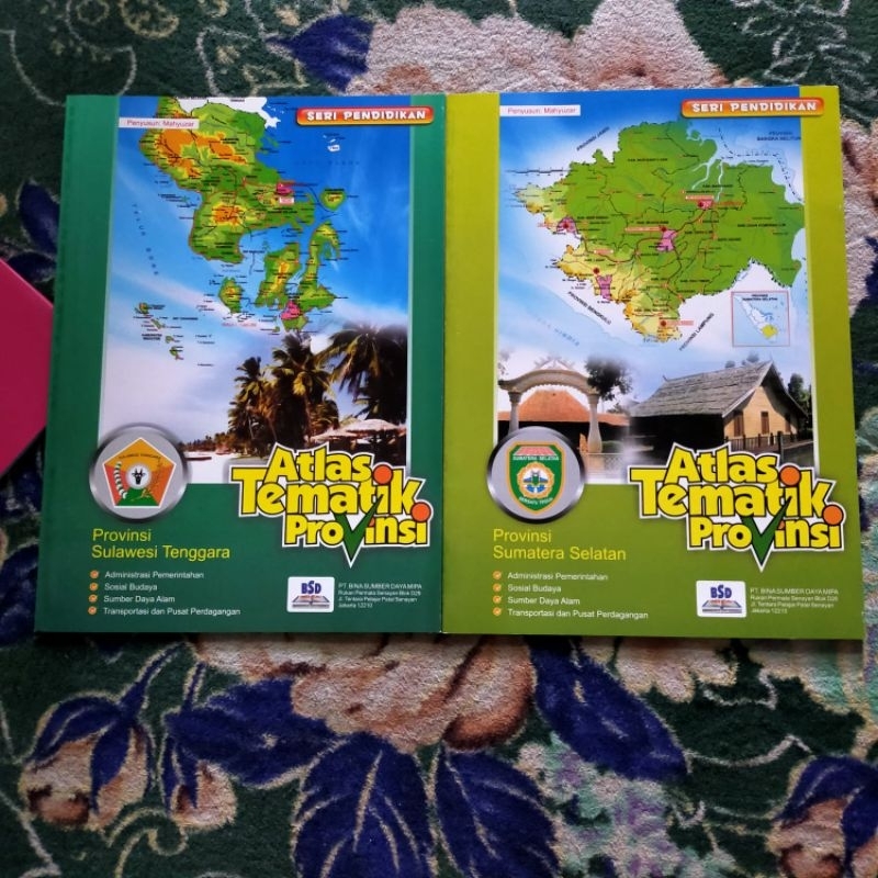 Jual ORIGINAL BUKU PETA ATLAS TEMATIK PROVINSI SULAWESI TENGGARA ...