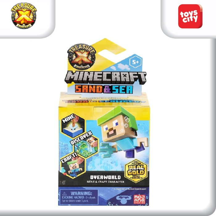 Jual Treasure X Minecraft Sand & Sea Overworld Mine & Craft Character ...