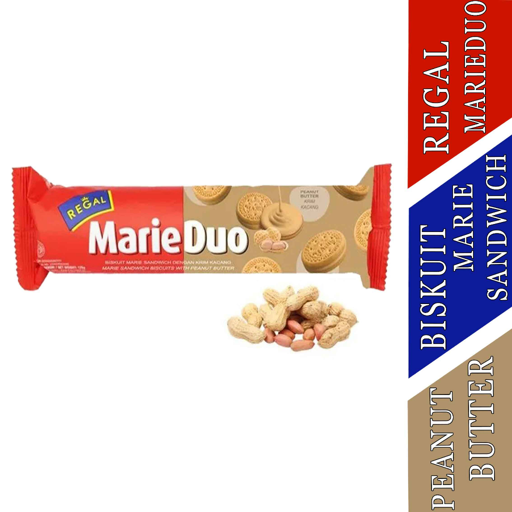 Jual REGAL MARIE DUO PEANUT BUTTER 100g | Shopee Indonesia