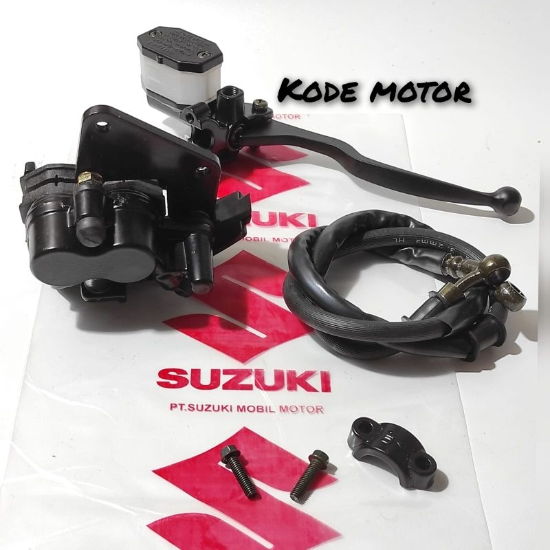 Jual Kaliper Depan + Selang Rem Depan + Master Rem Set tabung bening ...