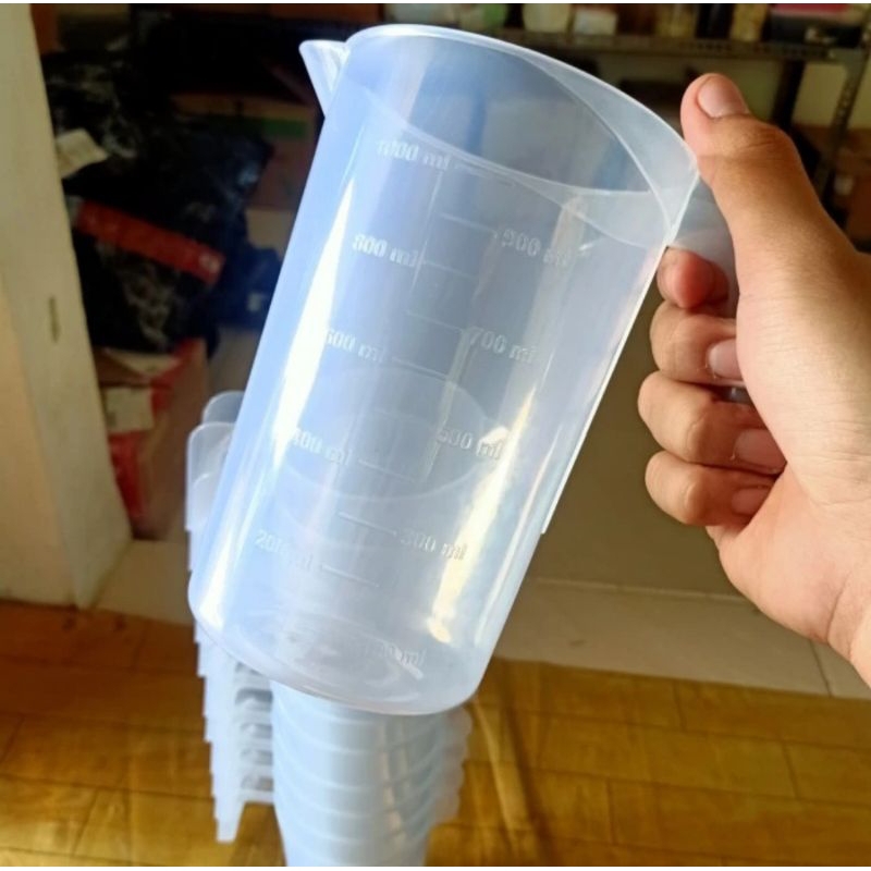 Jual Gelas Takar 1000 ml / Takaran 1 Liter - Measuring Cup Gelas Ukur | Shopee Indonesia