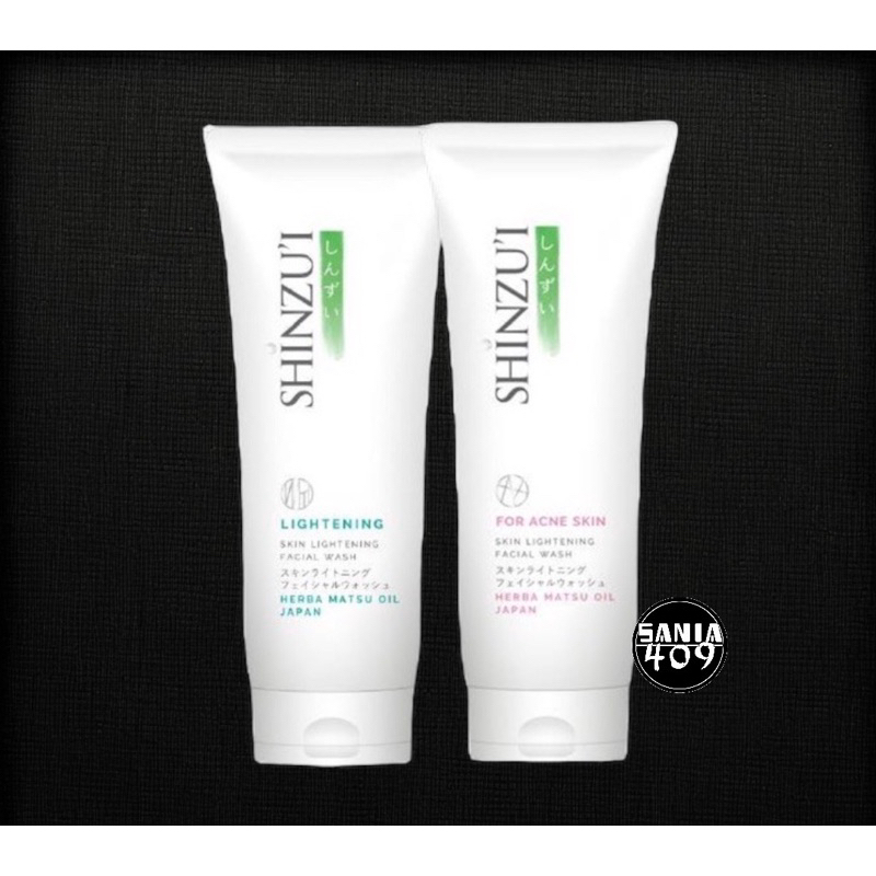 Jual Shinzui Skin Lightening Facial Wash - Normal Skin - for Acne Skin ...