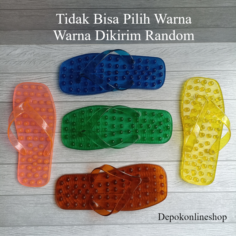 Jual Sandal Refleksi Duri Besar Sendal Jepit Relaksasi Akupresur ...