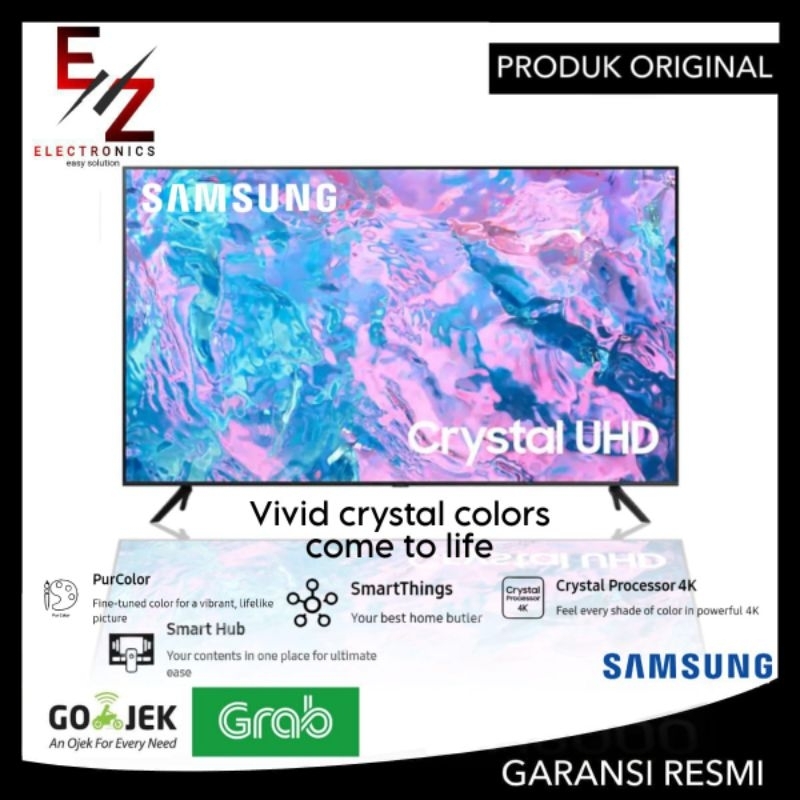 Jual SAMSUNG 43CU7000 LED SMART TV 43 Inch UHD CRYSTAL 4K UA43CU7000 43CU70 NEW 2023 | Shopee ...