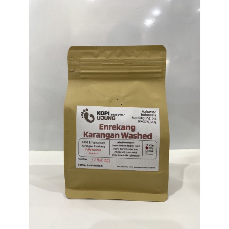 Jual Kopi Ujung Arabica Enrekang Karangan Washed 200gram | Shopee Indonesia