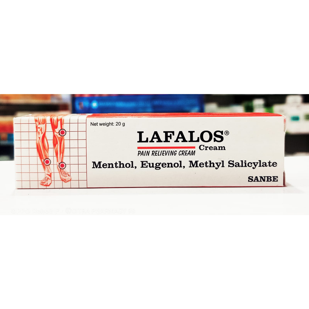 Jual LAFALOS (CREAM @20GR) - MEREDAKAN PEGAL LINU, NYERI SENDI DAN OTOT ...