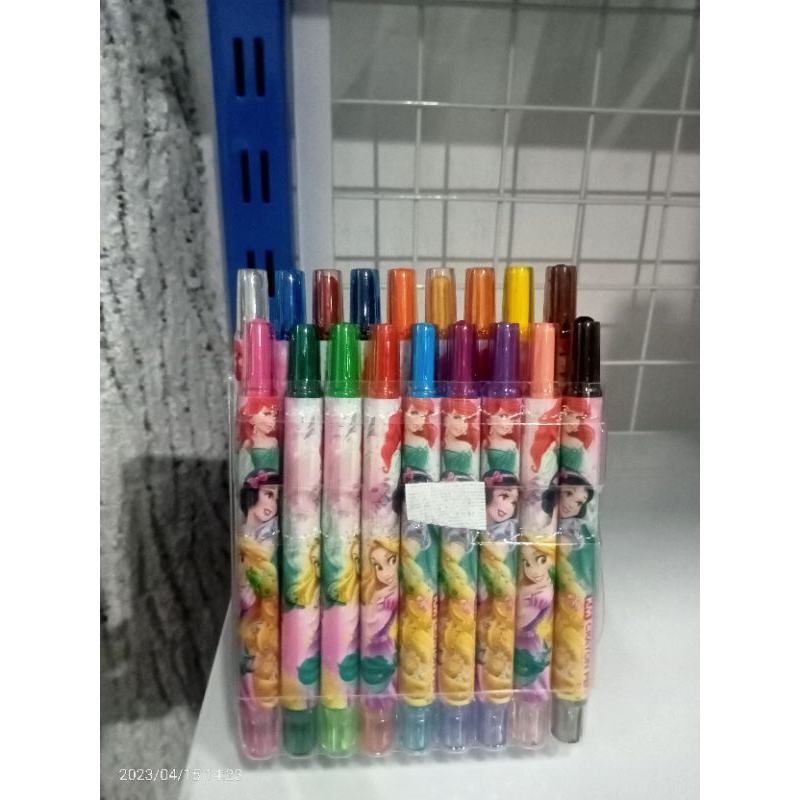 Jual Crayon putar KM pendek B18-D 18 warna | Shopee Indonesia