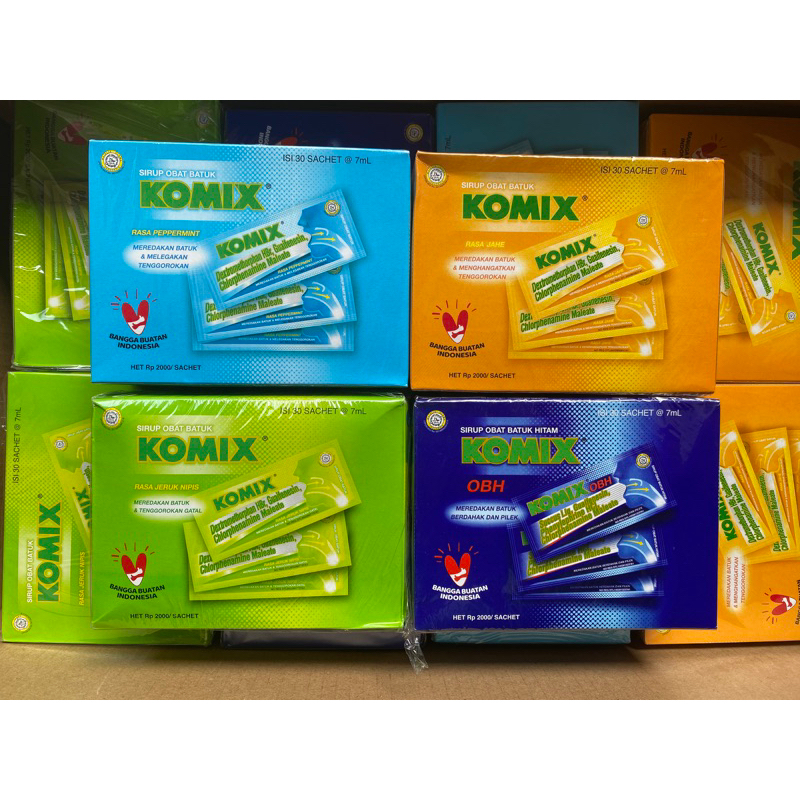 Jual Komix Sachet 7ml/ isi 30 sachet | Shopee Indonesia
